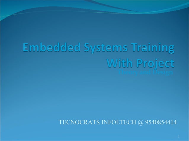 Microcontroller Based Projects | PPT