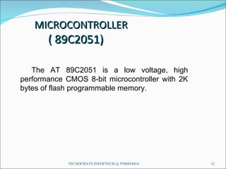 Microcontroller Based Projects | PPT