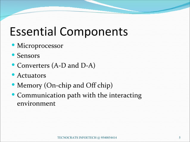 Microcontroller Based Projects | PPT