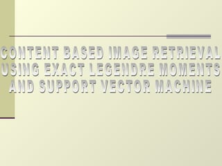 CBIR Final project1 | PPT