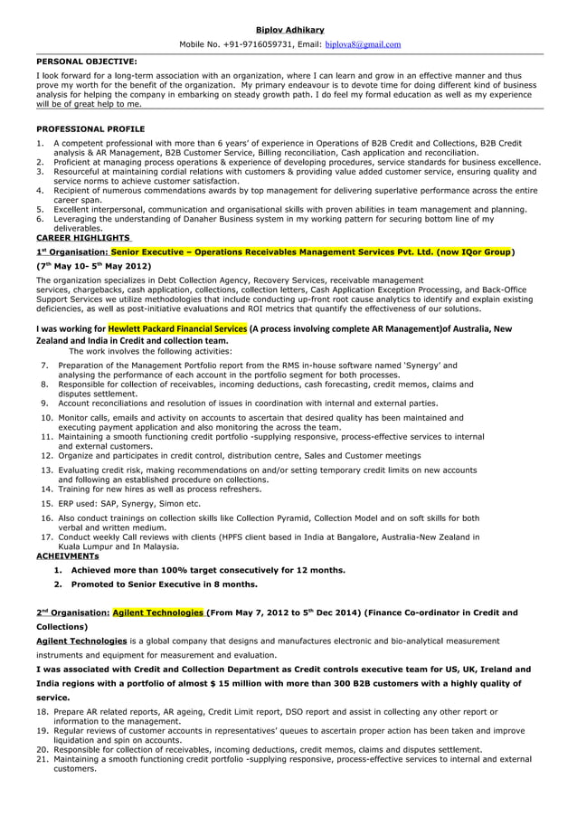 Biplov Resume Sep 2016 | DOC | Business Administration | Business