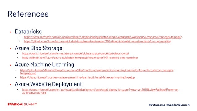 Deploy and Serve Model from Azure Databricks onto Azure Machine ...