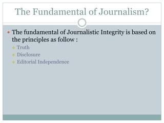 journalism 2 | PPT