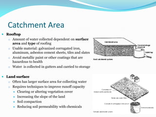 Doc 5 - Water Catchment System Presentation Edited by Karen | PDF
