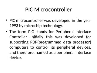 435303149-PIC-ppt microcontroller introduct | PPTX