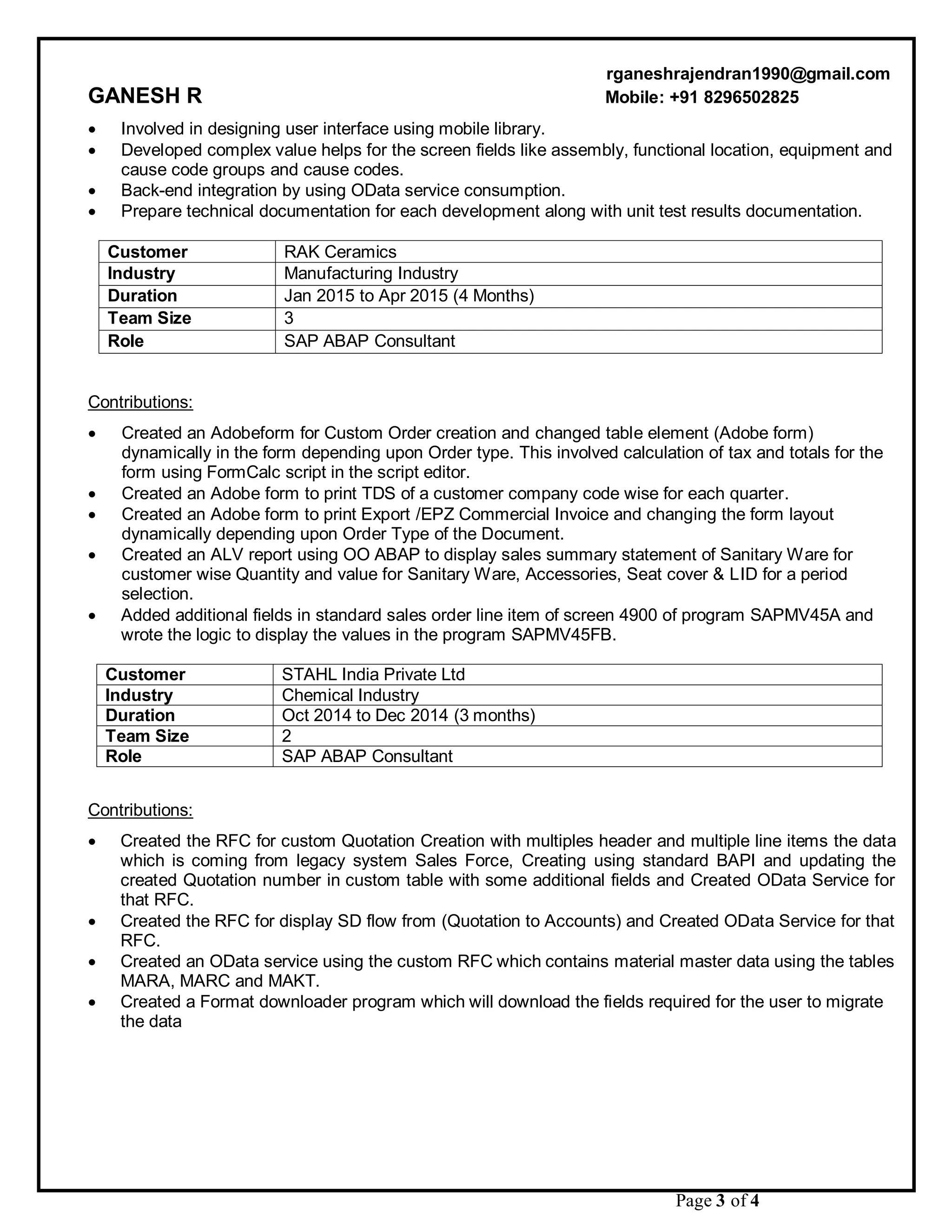 Ganesh Updated Resume | PDF