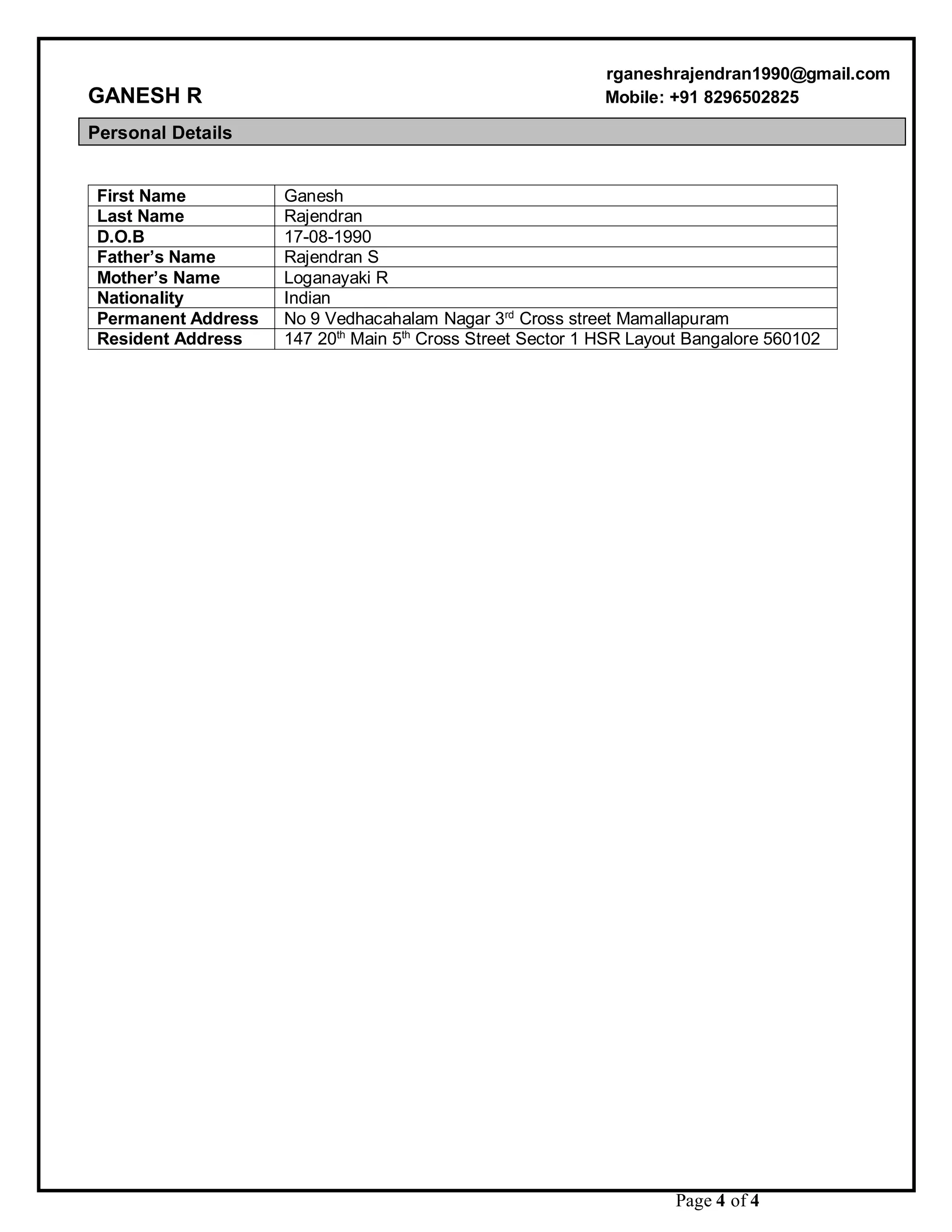 Ganesh Updated Resume | PDF