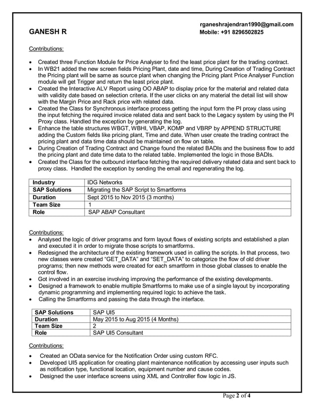 Ganesh Updated Resume | PDF