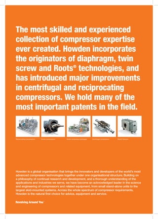 Howden Taiwan_Compressors_Div_brochure_A4 | PDF