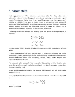 435601093 s-parameter LTtspice | PDF