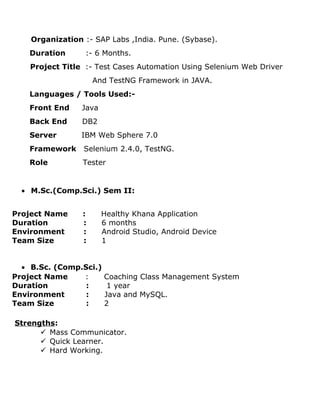tejswini_resume | PDF