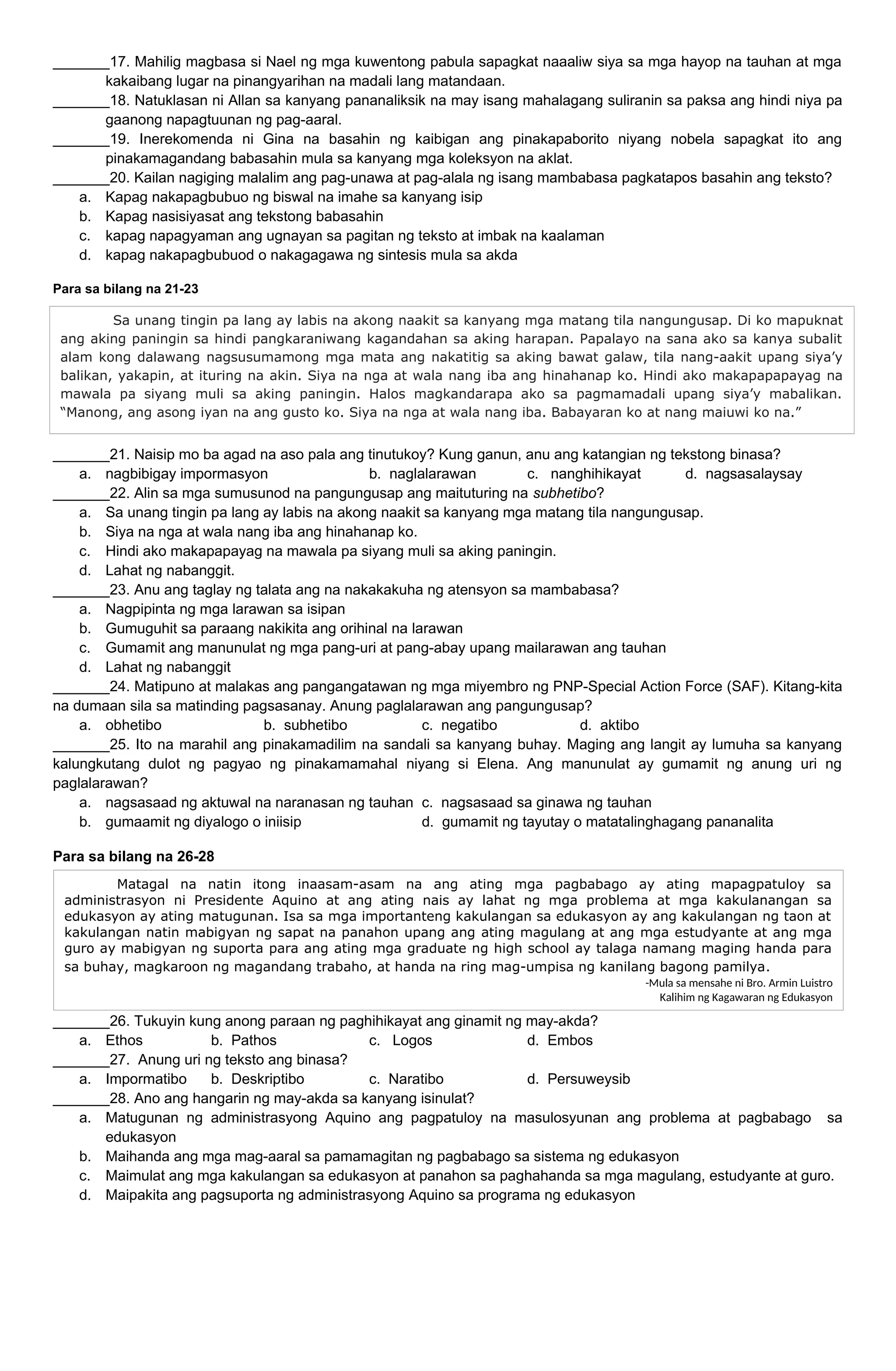 435714348-Exam-Pagbasa-at-Pagsusuri-ng-iba-t-ibang-teksto.docx