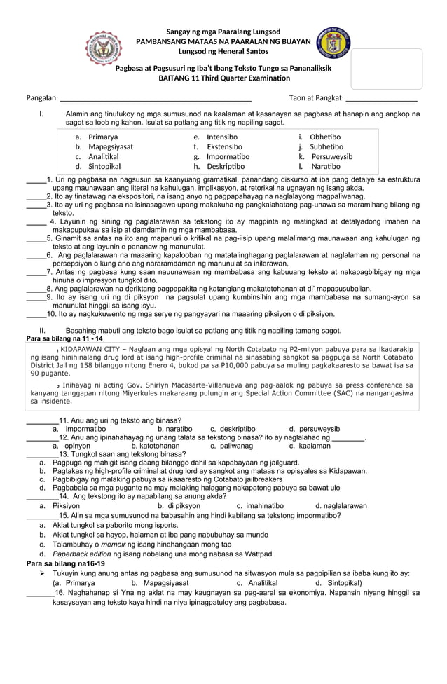 435714348-Exam-Pagbasa-at-Pagsusuri-ng-iba-t-ibang-teksto.docx