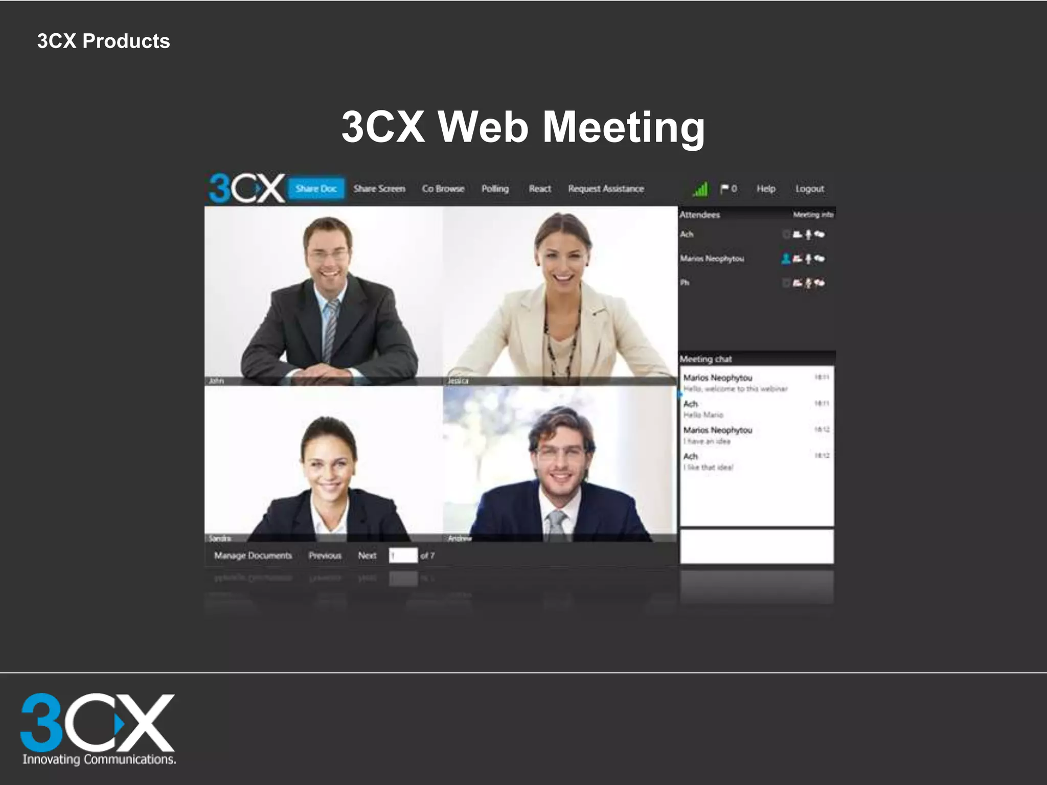 3CX Sales Presentation English | PPTX