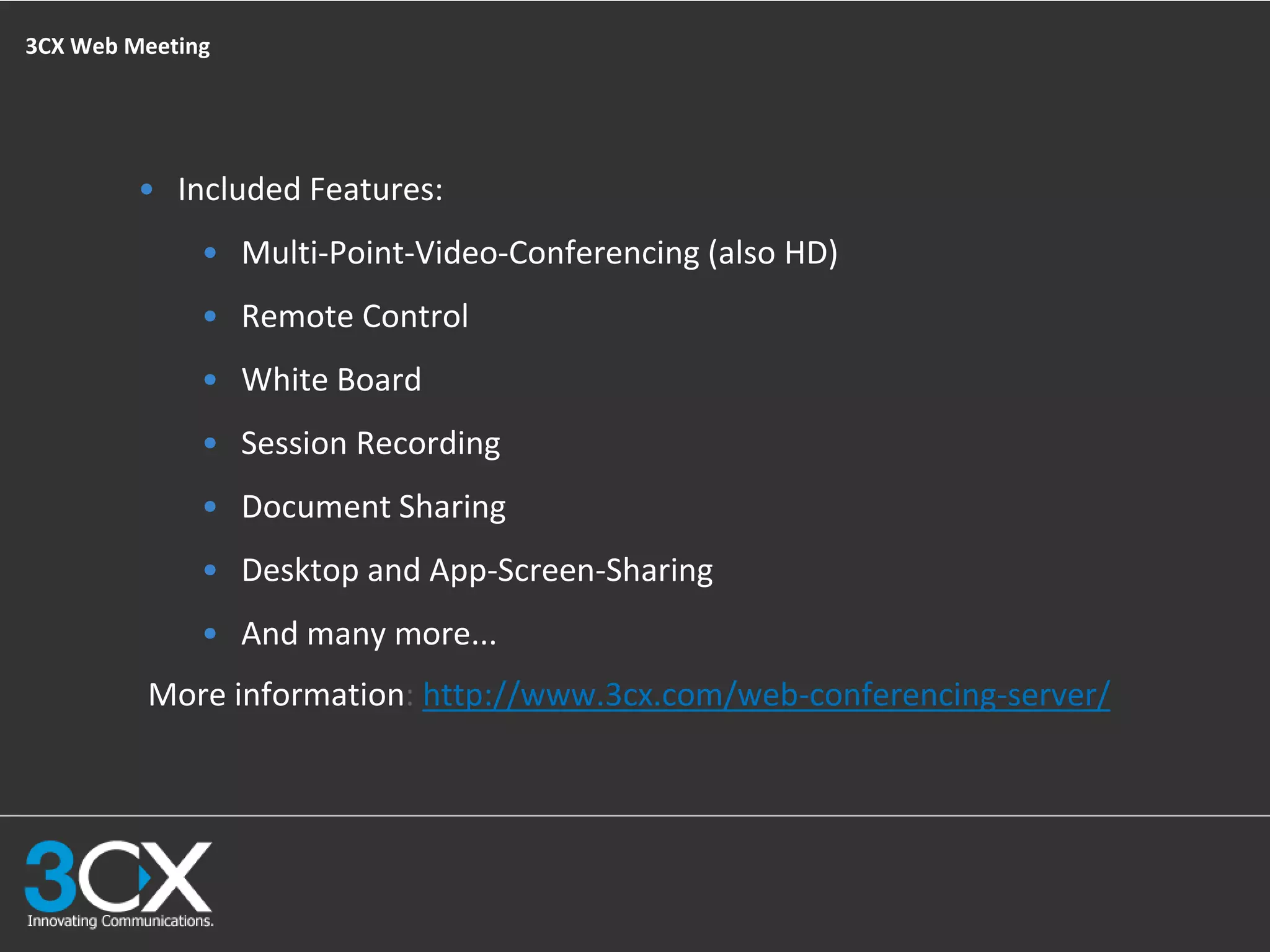 3CX Sales Presentation English | PPTX