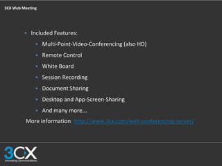 3CX Sales Presentation English | PPTX