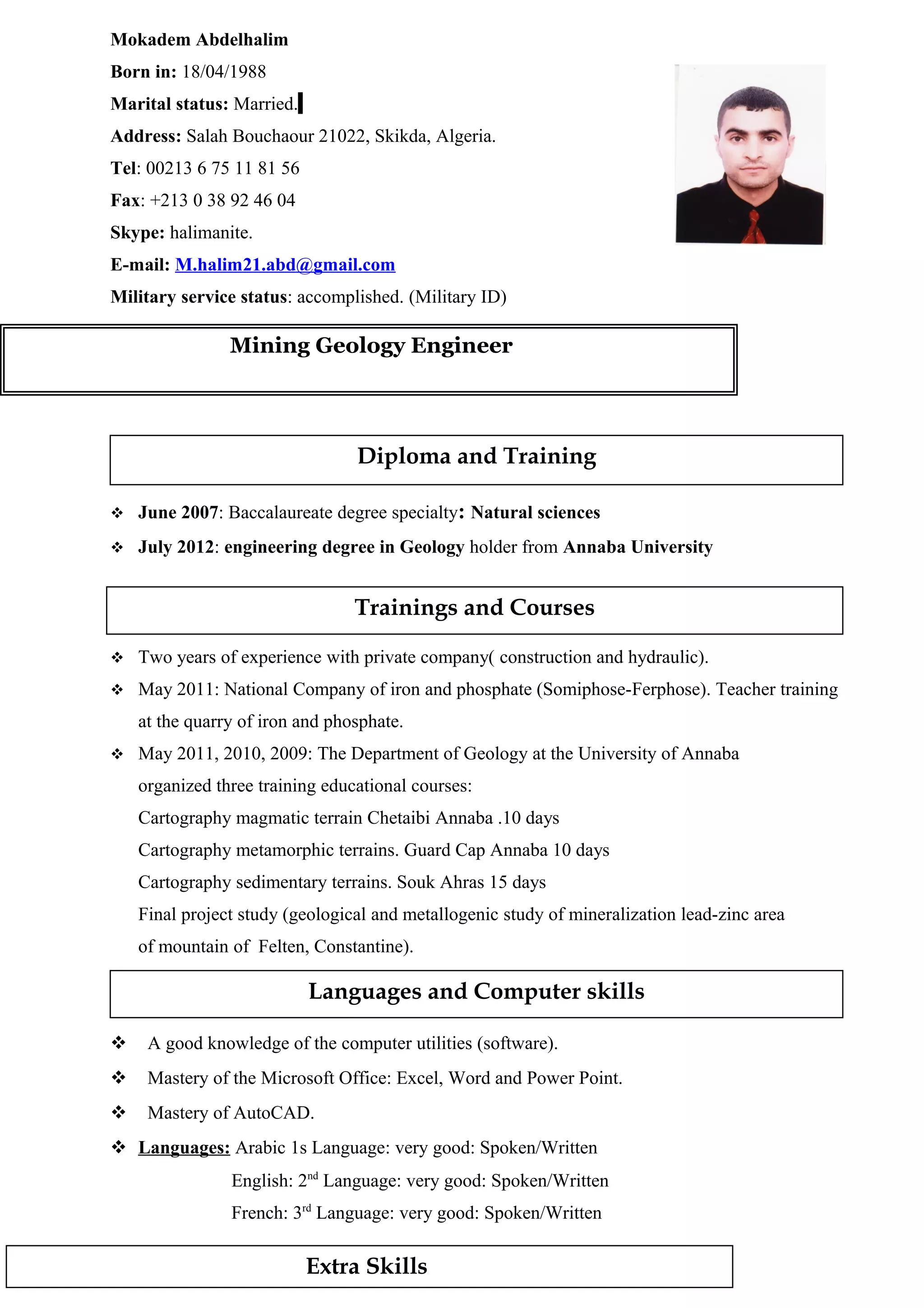 halim EnglishCV (2) (1) | DOC