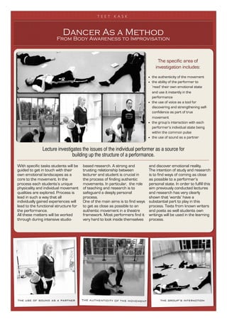 DancerAsAMethod | PDF