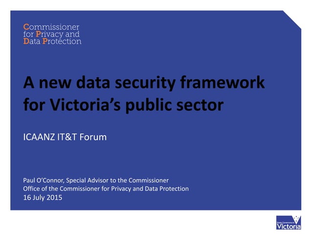 ICAANZ VPDSS presentation by Paul O'Connor | PPT