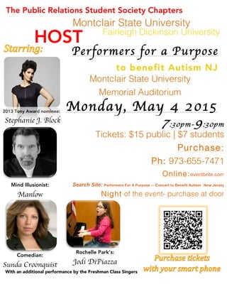 Autism NJ 2015 Flyer | PDF