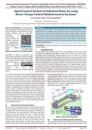 Speed Control System of Induction Motor by using Direct Torque Control Method used in Escalator ...