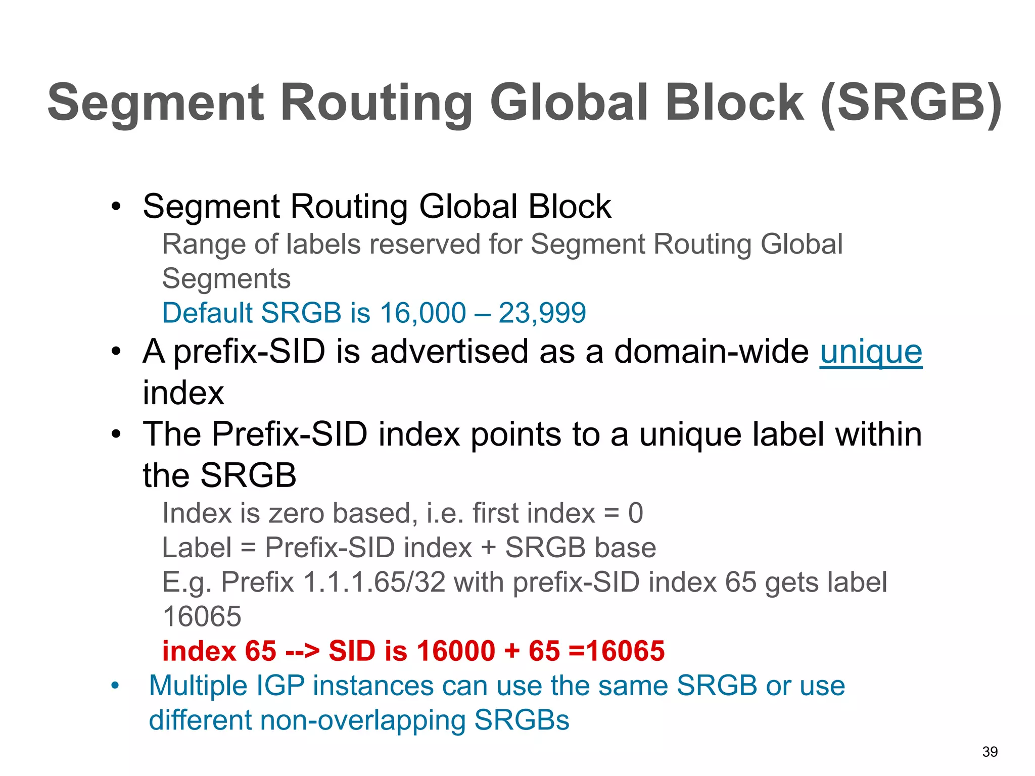 MENOG-Segment Routing Introduction | PPTX