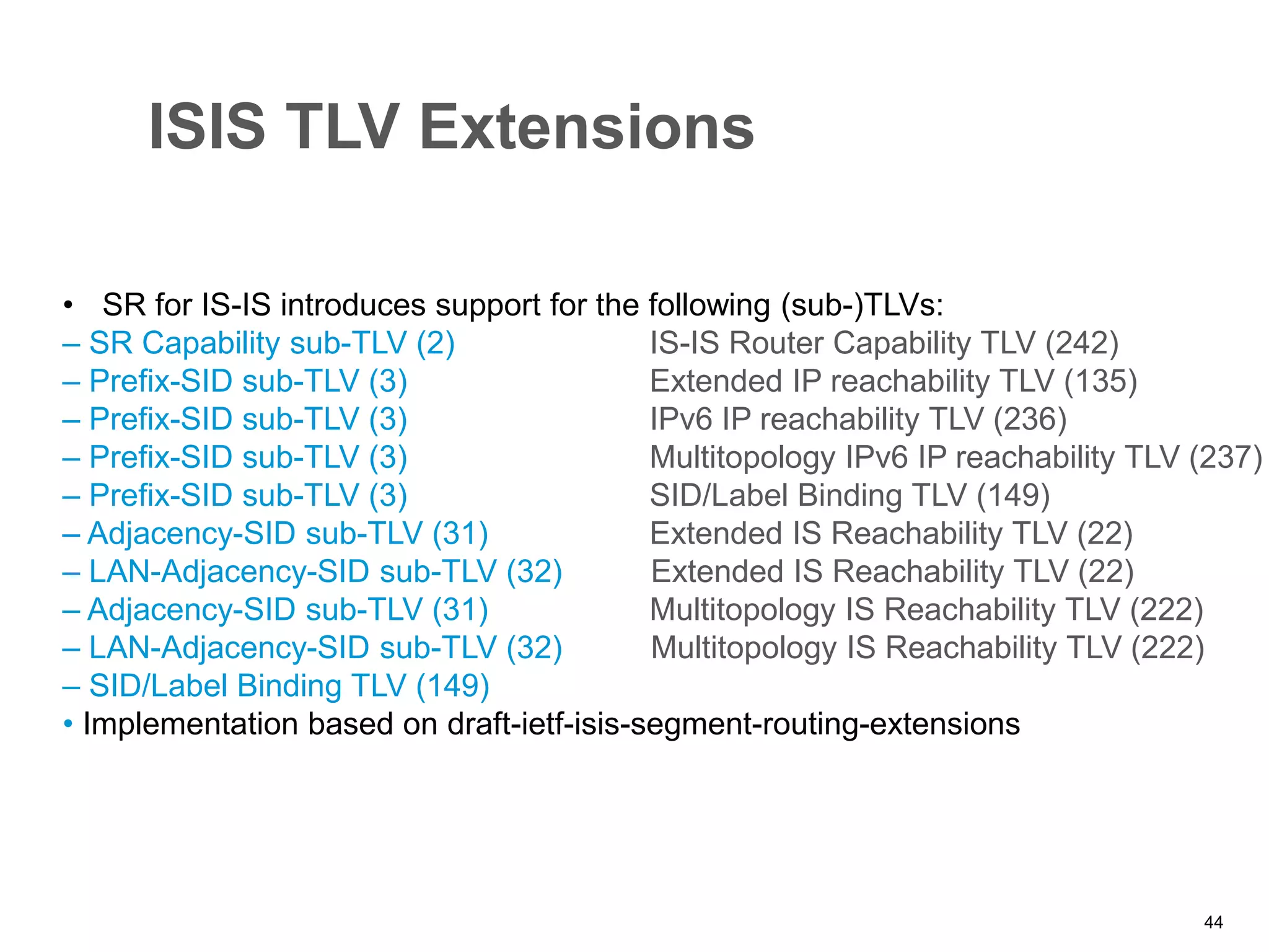 MENOG-Segment Routing Introduction | PPTX