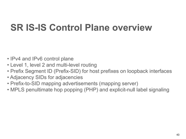 MENOG-Segment Routing Introduction | PPTX