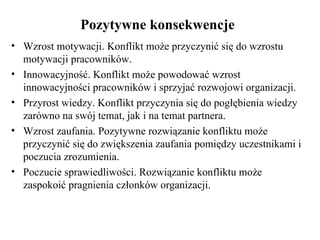 (4363) konflikt w organizacji | PPT
