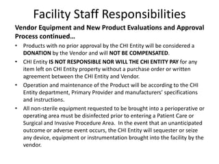 LEARN CHI National Vendor Access Policy Presentation Clark FINAL | PPTX