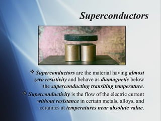 presentation on superconductors materials.ppt