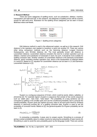 Fast and Accurate Spelling Correction Using Trie and Damerau-levenshtein Distance Bigram | PDF