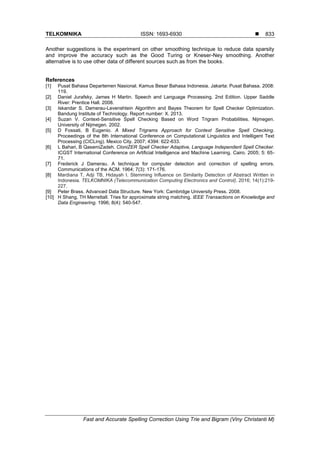 Fast and Accurate Spelling Correction Using Trie and Damerau ...