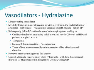 anti hypertensive drugs for nursing students | PPT