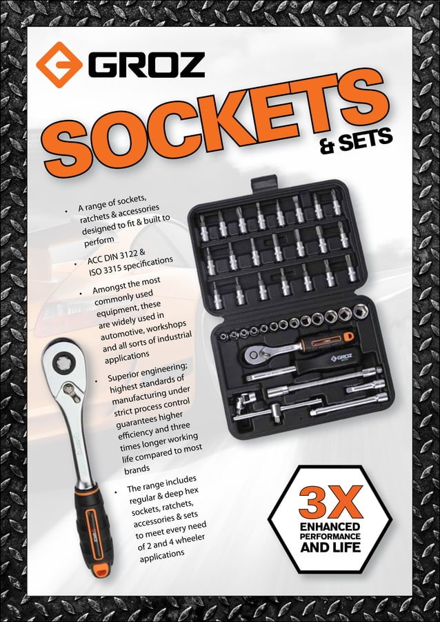 Groz Socket & Socket Sets Catalogue | PDF | Computer Peripherals ...
