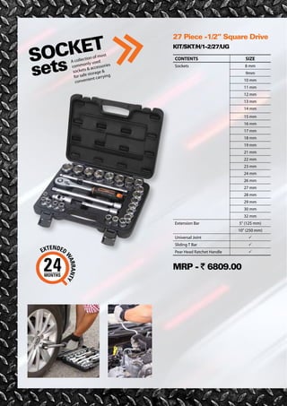 Groz Socket & Socket Sets Catalogue | PDF | Computer Peripherals ...
