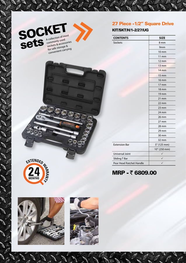 Groz Socket & Socket Sets Catalogue | PDF | Computer Peripherals ...