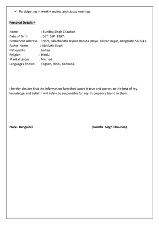 sun exp Resume | DOCX