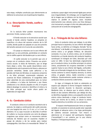 Anatomía de las vías biliares importancia quirúrgica | PDF