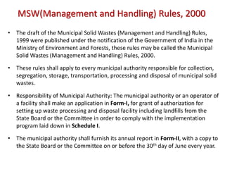 solid waste management | PPTX