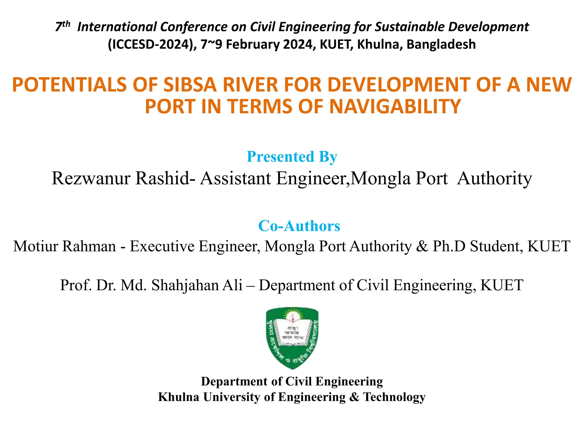 Presentation on river engineering in the | PPTX