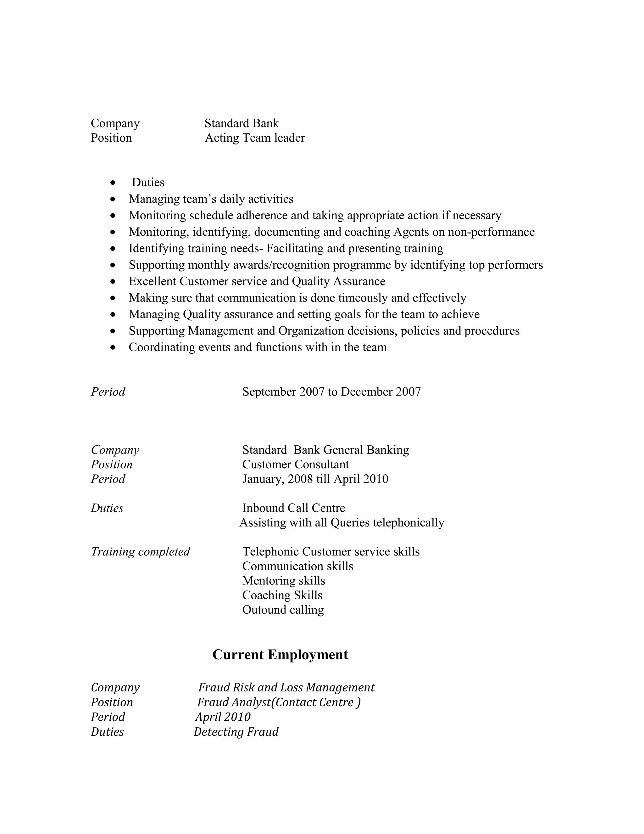 Marions Petersen CV | PDF