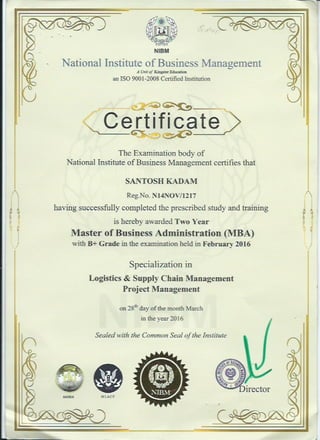 MBA Certificate | PDF | Student Financial Aid | Financial Assistance