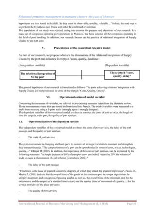 Relational Proximity Management in Maritime Clusters: The Case of ...