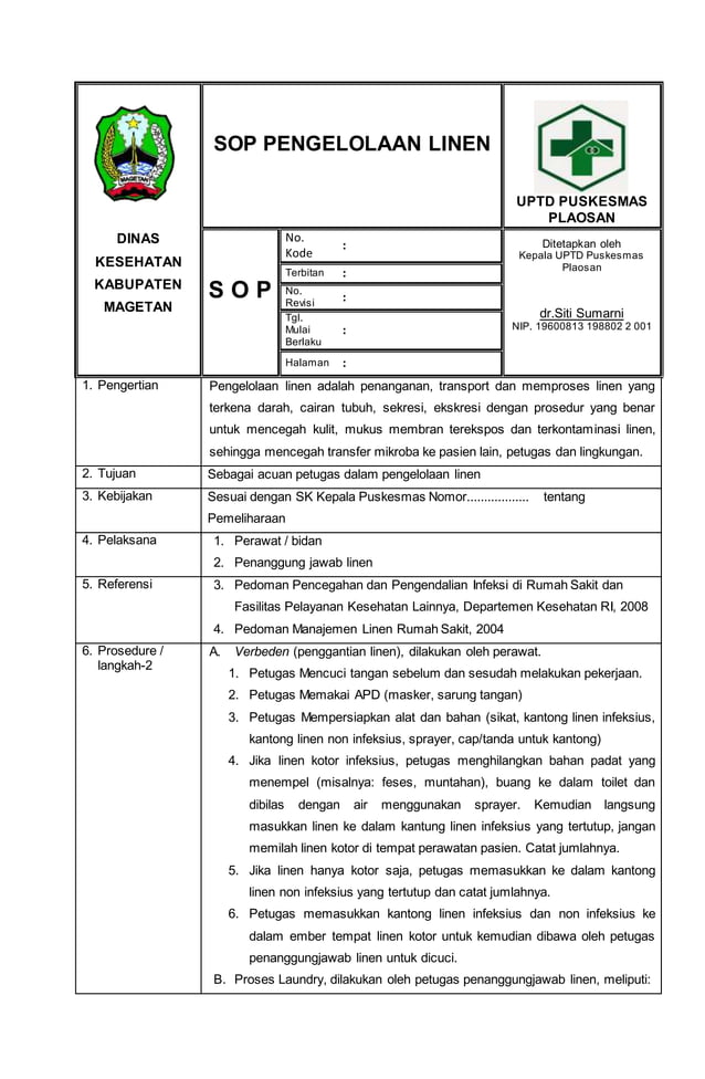 437986103-Sop-Pengelolaan-Linen.doc