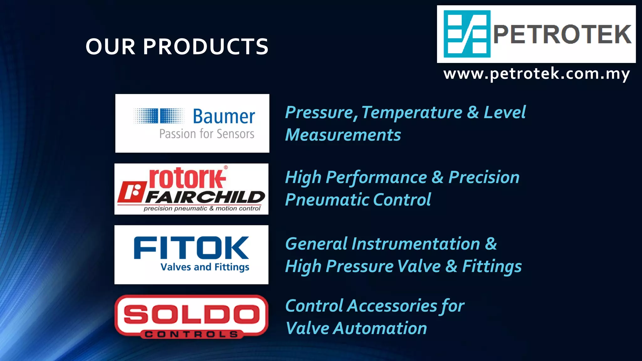 PETROTEK SDN BHD - COMPANY PROFILE & PRODUCTS | PDF