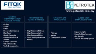PETROTEK SDN BHD - COMPANY PROFILE & PRODUCTS | PDF