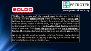 PETROTEK SDN BHD - COMPANY PROFILE & PRODUCTS | PPT