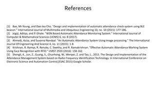 Automatic Attendance System using Deep Learning | PPTX