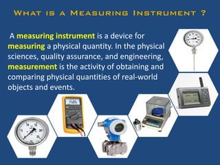 Measuring Instrument | PPT